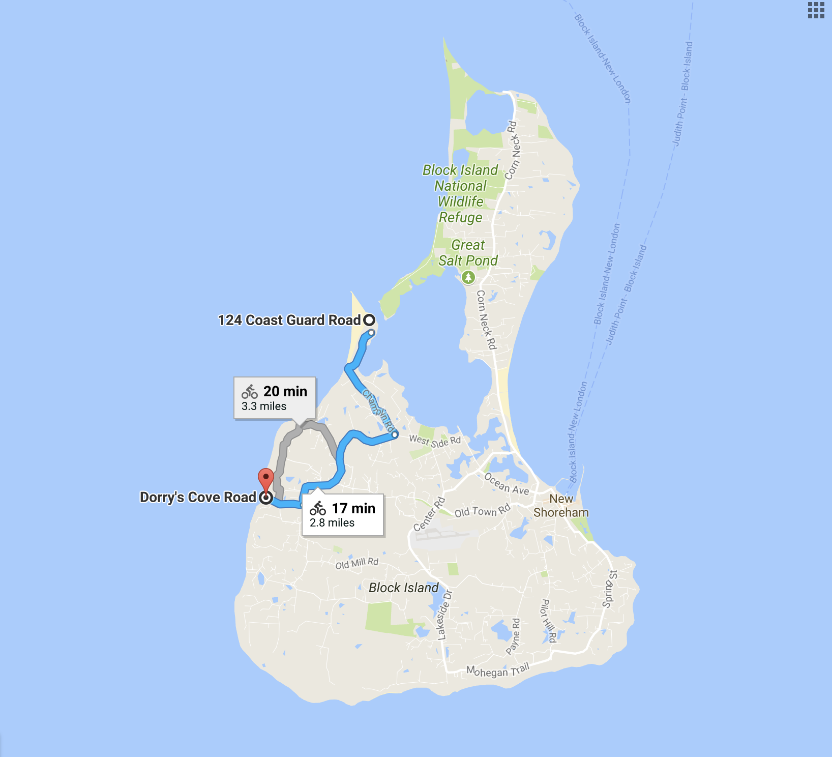 Biking on Block Island (with maps!) - Quick Whit Travel